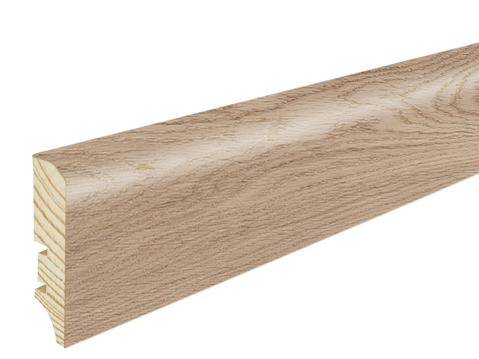 Prøve Gulvlist Eik Harmony hvitmattlakket - Parkett.no